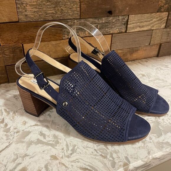 Alex Marie | Shoes | Nwot Alex Marieperforated Suede Slingback Sandal 1 | Poshmark